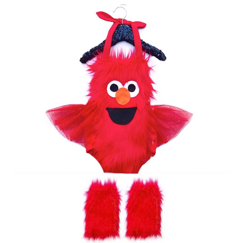Baby Elmo Monster Romper+ Leg Warmers – Pawlulu