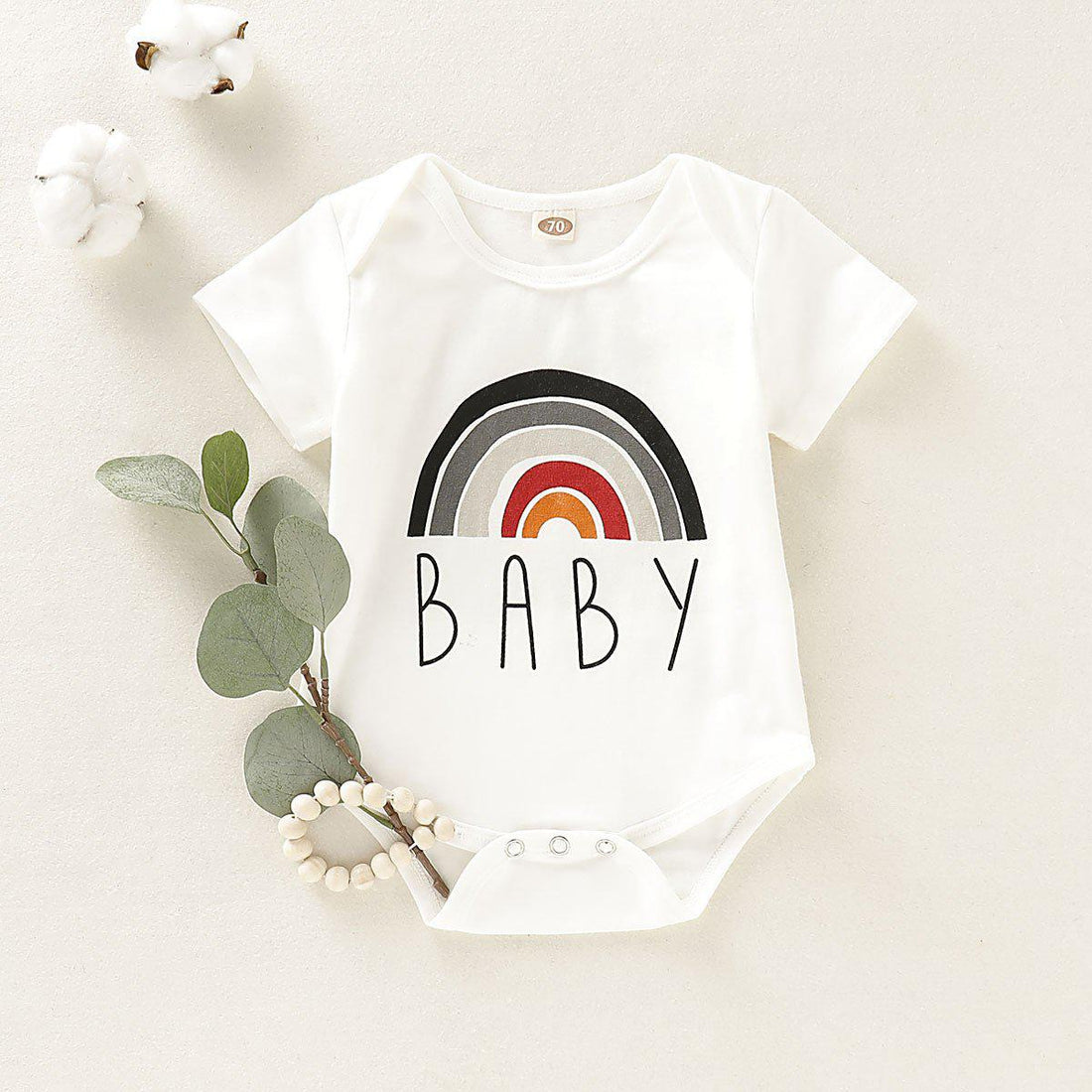 Infant Cute Rainbow Romper – Pawlulu